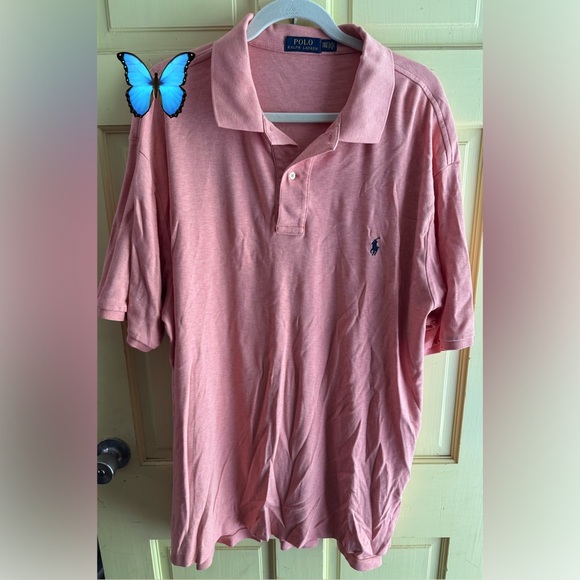 Ralph Lauren | Shirts | Polo By Ralph Lauren Mens Peach Polo Shirt ...
